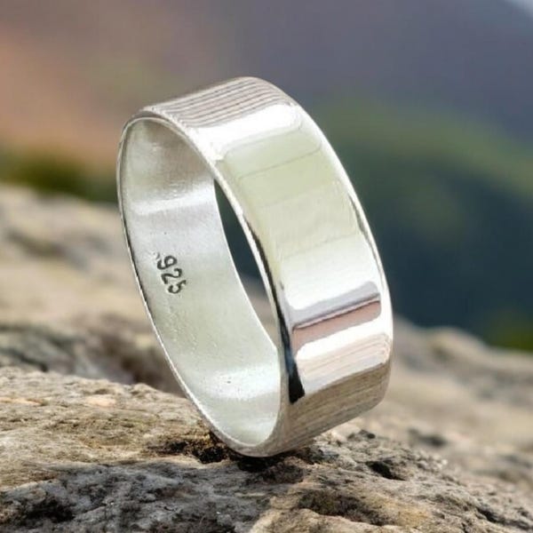 Silver Thumb Ring - Etsy