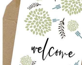 Printable Welcome Card - Instant Download - Etsy