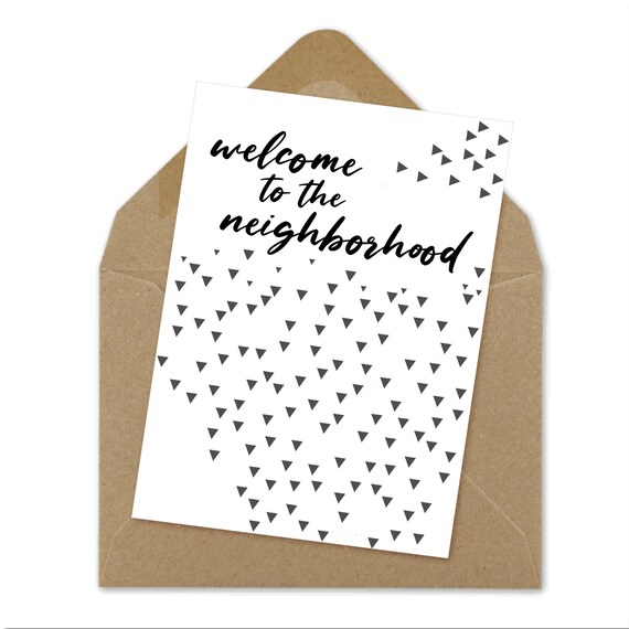 Welcome to the Neighborhood Printable | Etsy