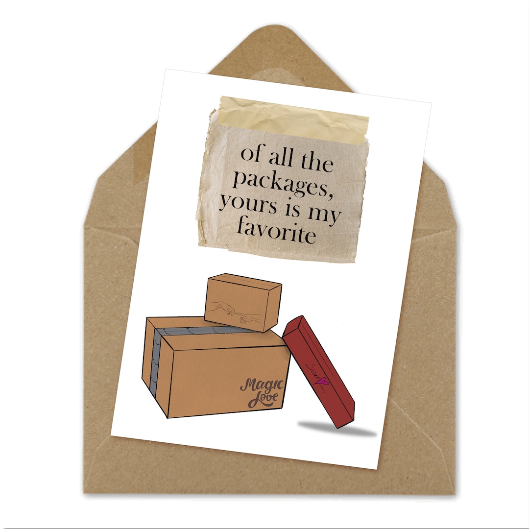 Your Package Love Card, Print at Home, Instant Print - Etsy