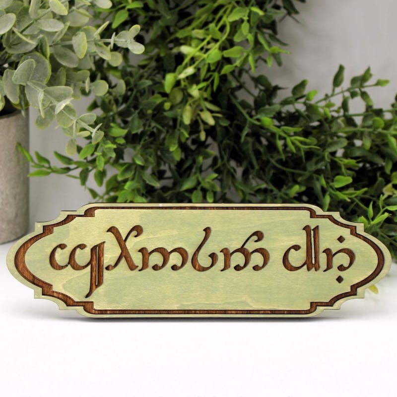 Wood Signs Lord Rings - Etsy