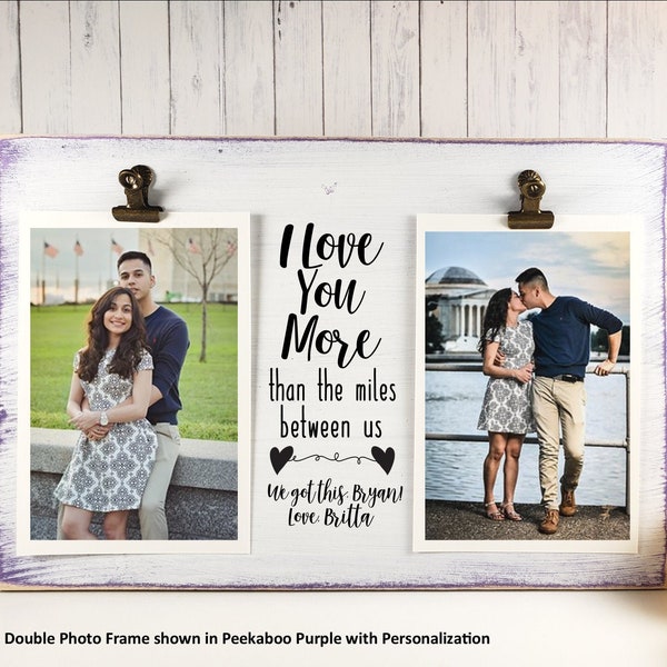 Double Picture Frame - Etsy