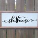Shithouse Farm House Bathroom Sign, Funny Wooden Farmhouse Style Sign ...