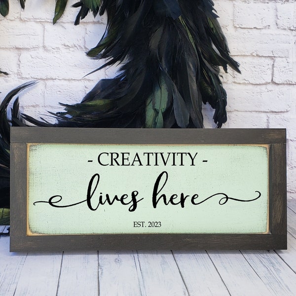 Creativity Sign - Etsy