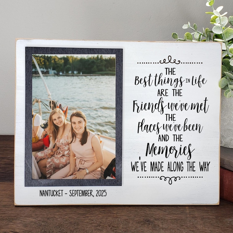 Wooden Bestie Photo Frame - Etsy