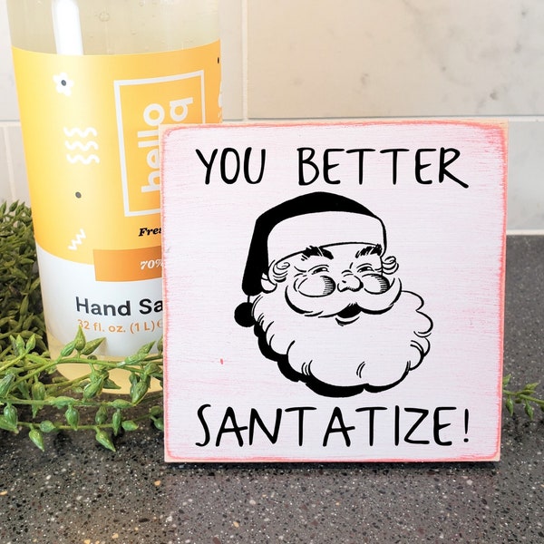 Santatizer - Etsy