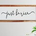 Just Be Nice Farm House Style Sign, Funny Wooden Sign, Humorous Wood ...