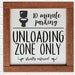 Funny Bathroom Time Limit Sign, Toilet Sign, Unloading Zone, Farmhouse ...