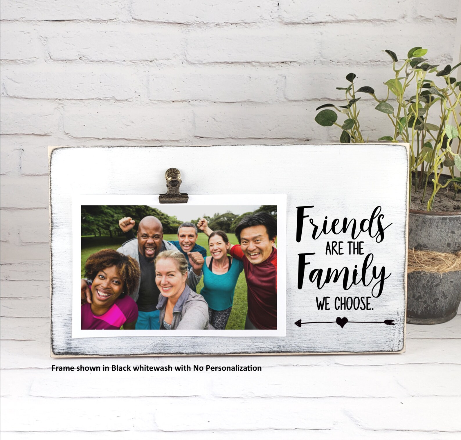 Friends Picture Frame Friends Are the Family We Choose Wooden - Etsy