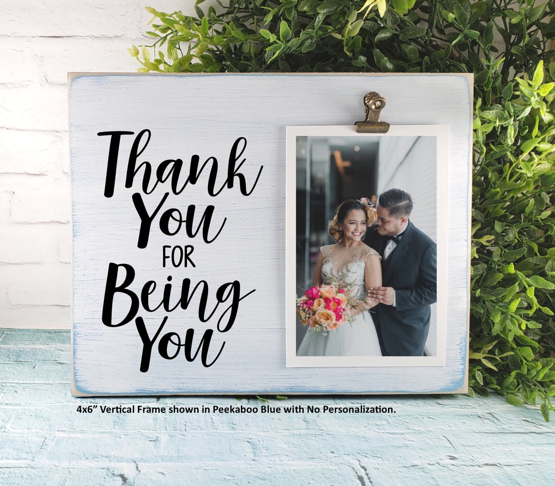 Thank You for Being You Personalized Picture Frame, Best Friends Soul ...