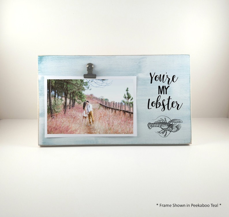You're My Lobster Wood Picture Frame Personalized I Love | Etsy