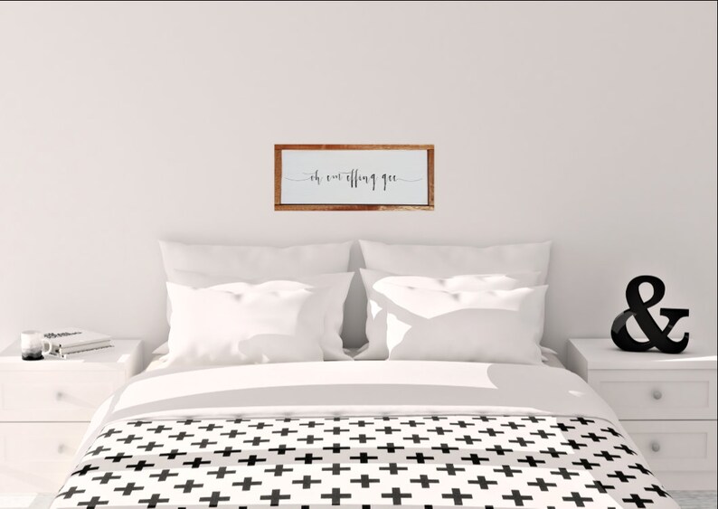 Oh Em Effing Gee Farmhouse Style Wooden Sign, Funny Wooden Sign ...