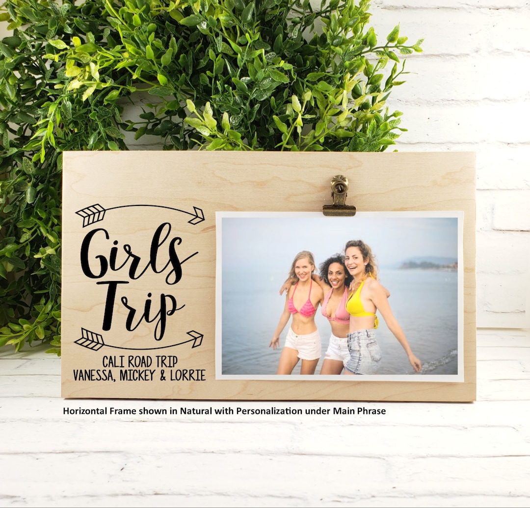 Girls Trip Personalized Picture Frame, Vacation Custom Frame ...