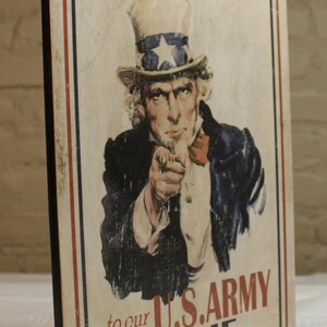 Customizable Wood Uncle Sam Sign - Etsy