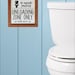 Funny Bathroom Time Limit Sign, Toilet Sign, Unloading Zone, Farmhouse ...