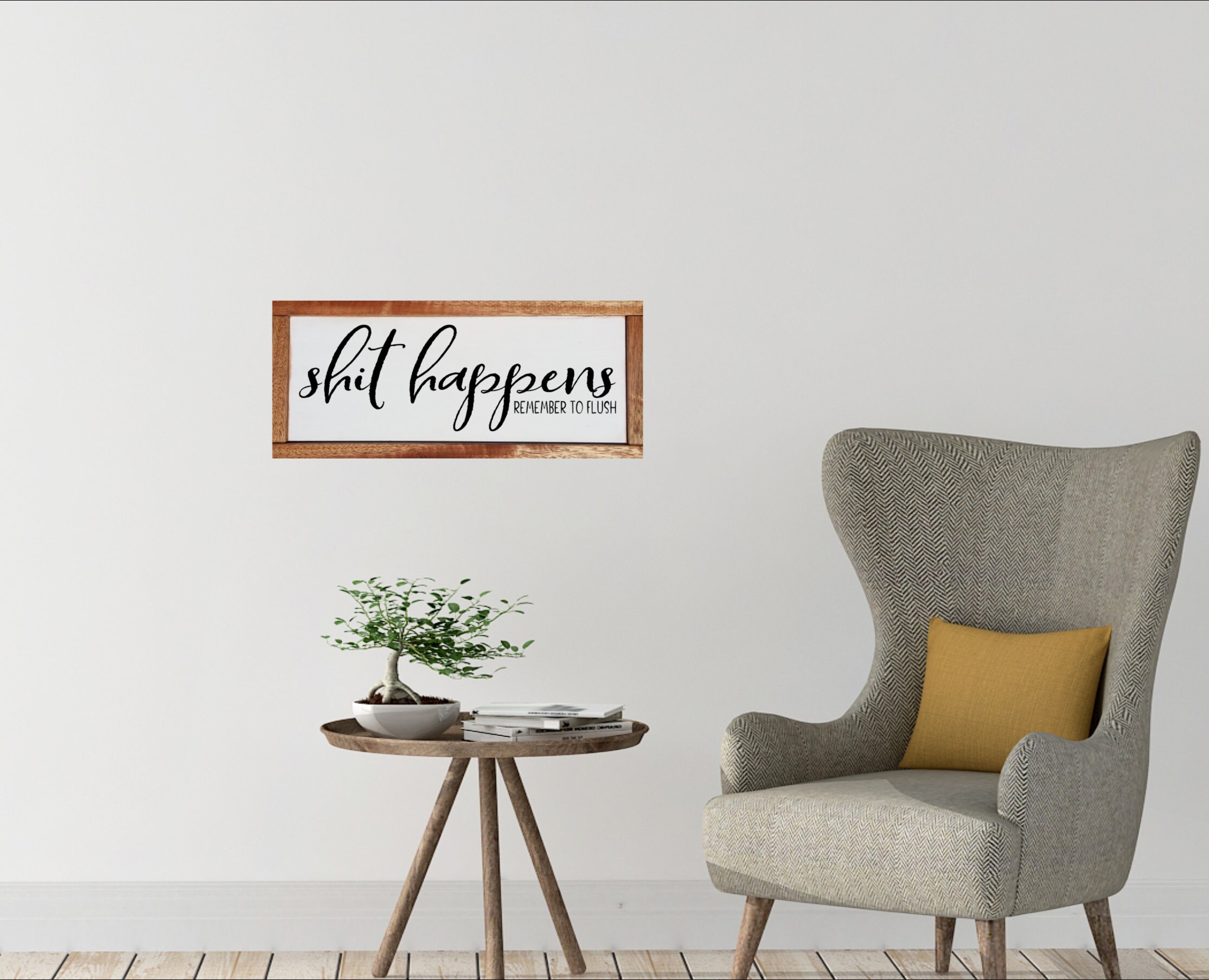 Shit Happens Wood Farmhouse Sign Bathroom Signs Sarcastic | Etsy Shit Happens Wood Farmhouse Sign Bathroom Signs Sarcastic | Etsy