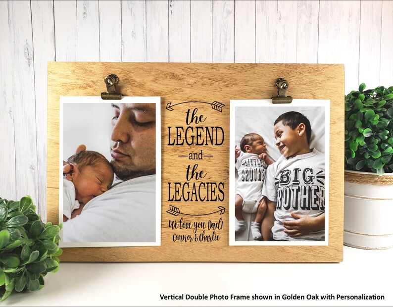 The Legend and The Legacy Personalized Picture Frame New Dad | Etsy