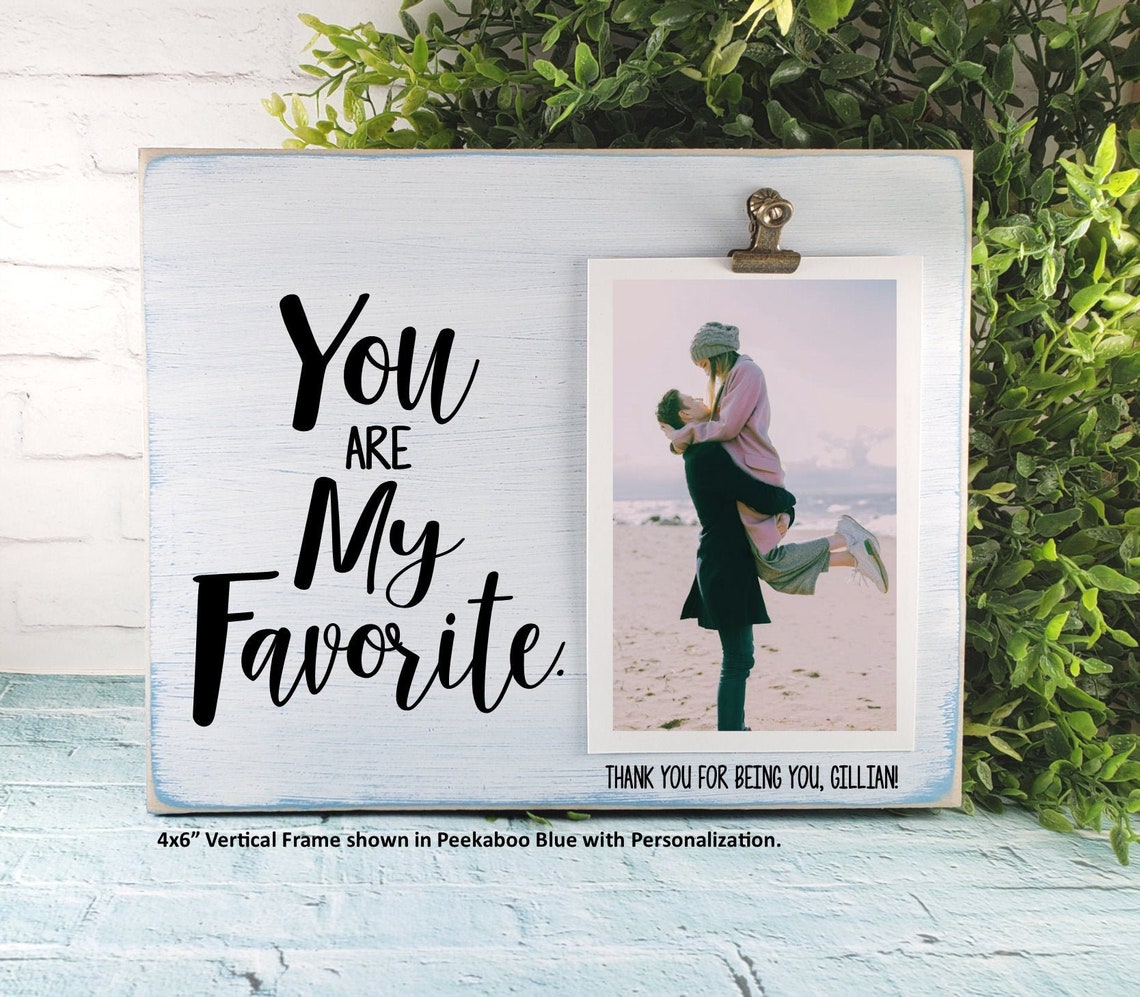 You Are My Favorite Personalized Picture Frame Best Friends | Etsy