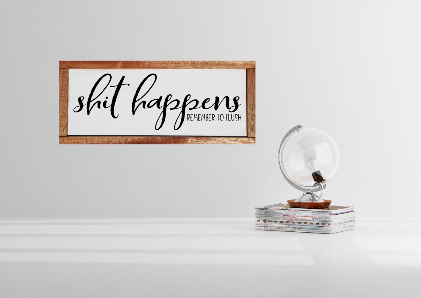 Shit Happens Wood Farmhouse Sign Bathroom Signs Sarcastic | Etsy Shit Happens Wood Farmhouse Sign Bathroom Signs Sarcastic | Etsy