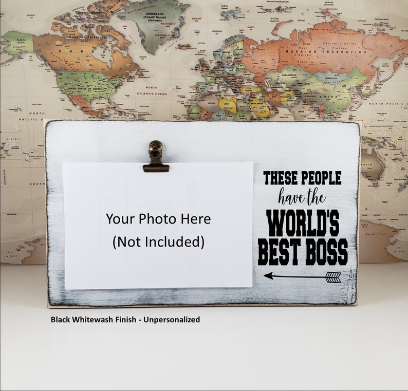 Bosses Day Gift World's Best Boss Picture Frame - Etsy