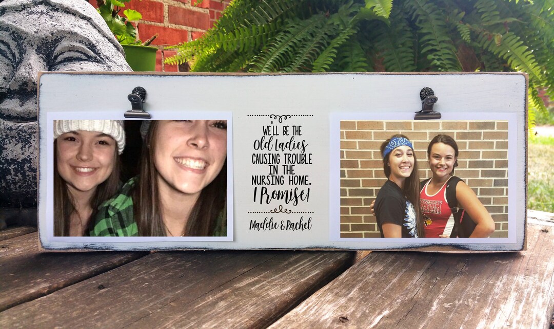 Best Friend Gift, Best Friend Frame, Personalized Picture Frame, Custom ...