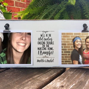 Best Friend Gift, Best Friend Frame, Personalized Picture Frame, Custom ...