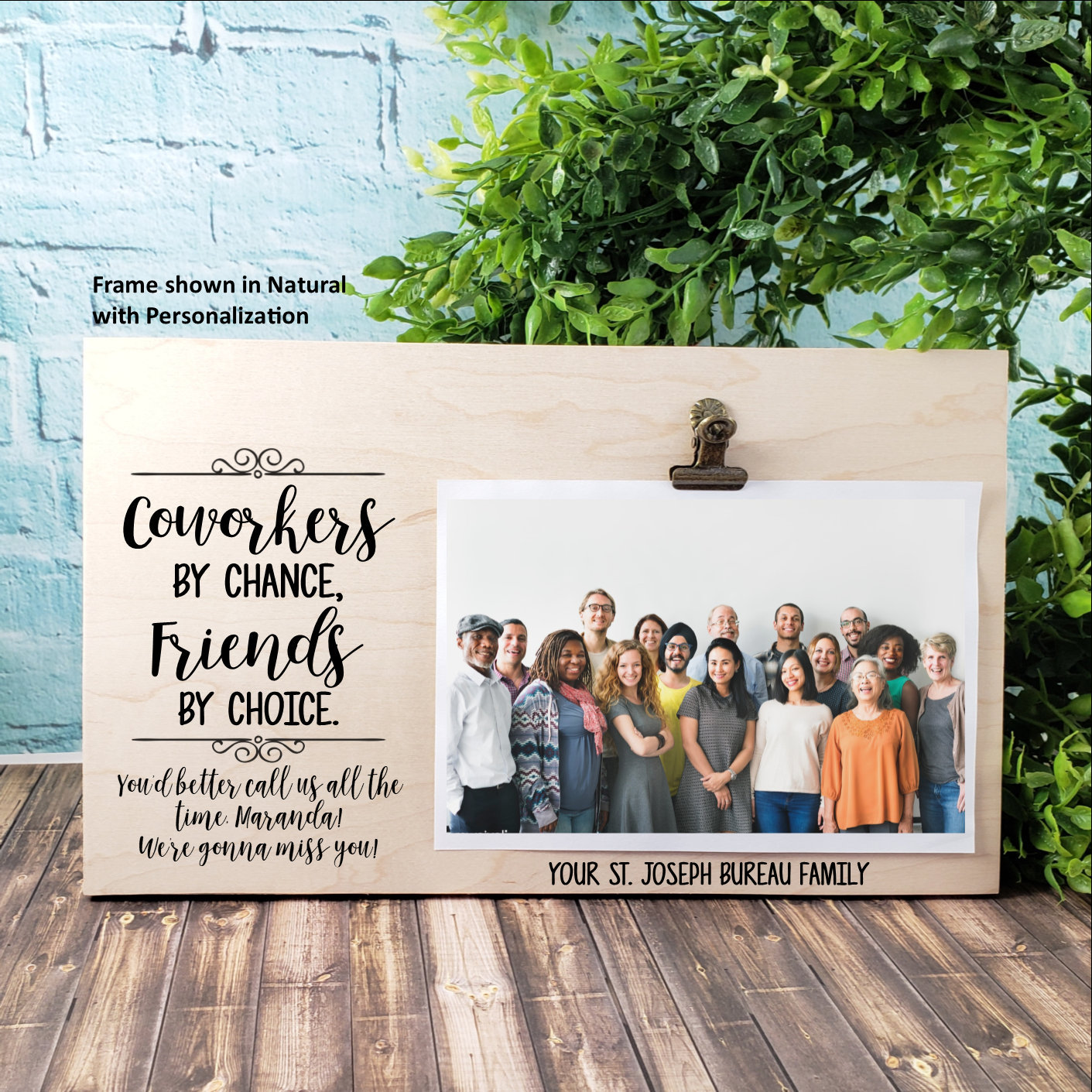 Coworkers by Chance Friends by Choice, Birthday Gift Best Work Friend ...