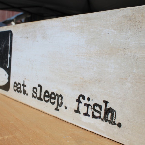 Eat Sleep Fish - Etsy