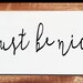 Just Be Nice Farm House Style Sign, Funny Wooden Sign, Humorous Wood ...