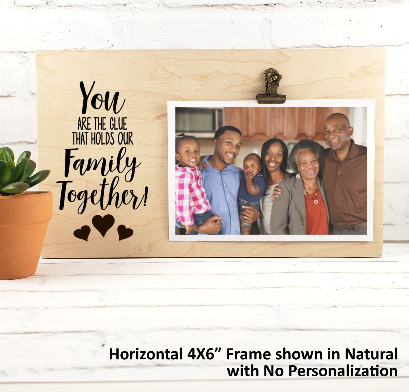 You Are the Glue That Holds Our Family Together Personalized Frame ...