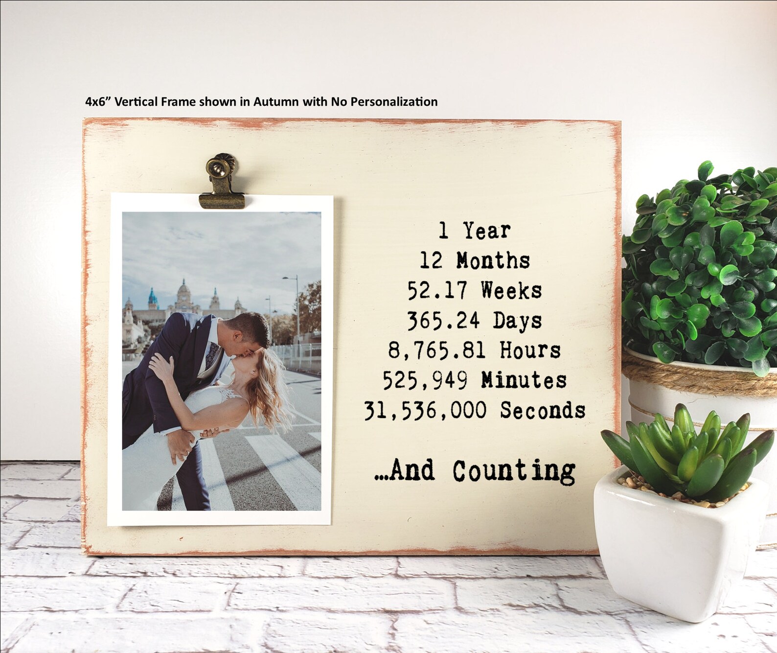 1st Year and Counting Picture Frame Personalized Photo - Etsy