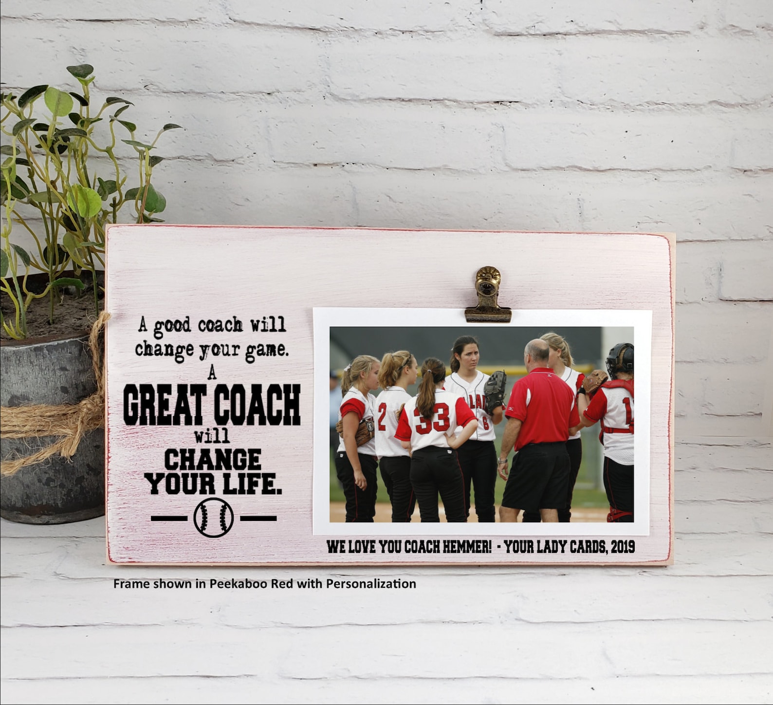 Personalized Gift for Coach A Great Coach Will Change Your | Etsy