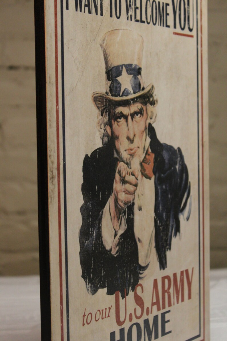 Customizable Wood Uncle Sam Sign - Etsy