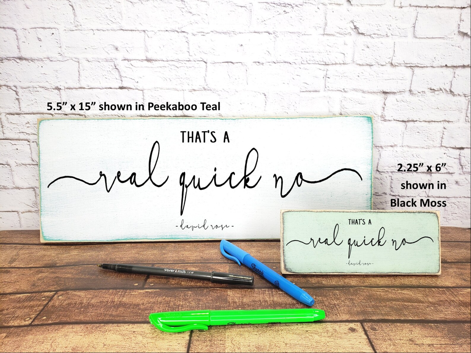 That's a Real Quick No Wood Sign Funny Office Desk Sign | Etsy