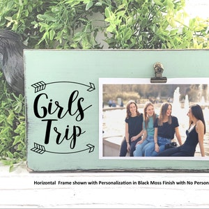 Girls Trip Personalized Picture Frame, Vacation Custom Frame ...