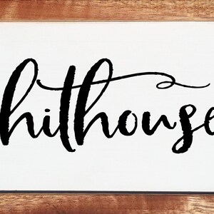 Shithouse Farm House Bathroom Sign, Funny Wooden Farmhouse Style Sign ...