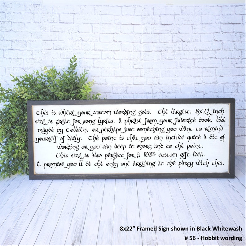Personalized Custom Wording Wood Sign, Your Favorite Quote, Phrase or ...