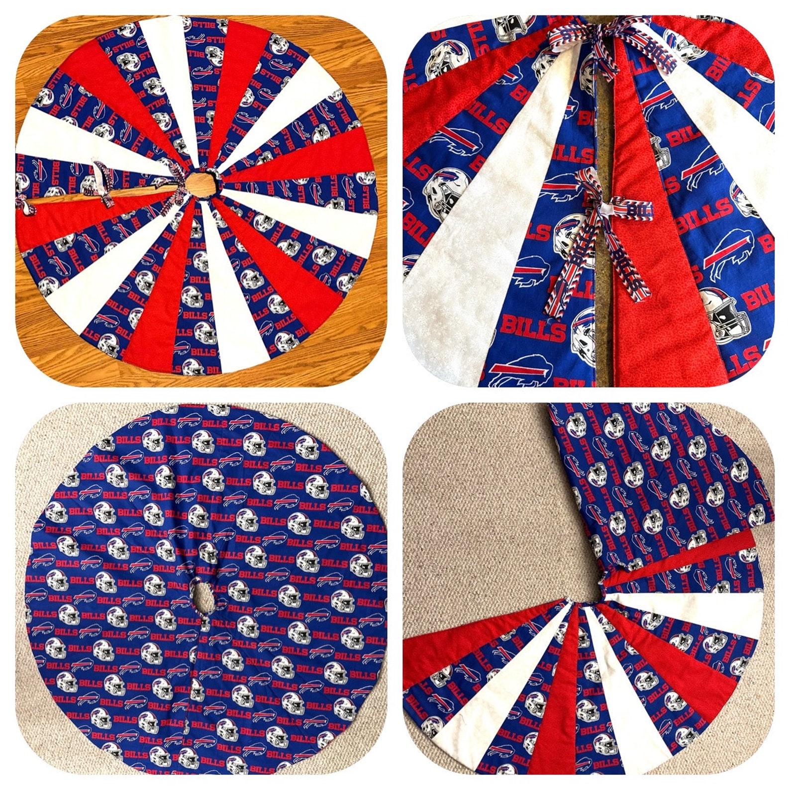 My Team My Town 21”tree Skirt Length From Center Fits Around My 5-8 ...