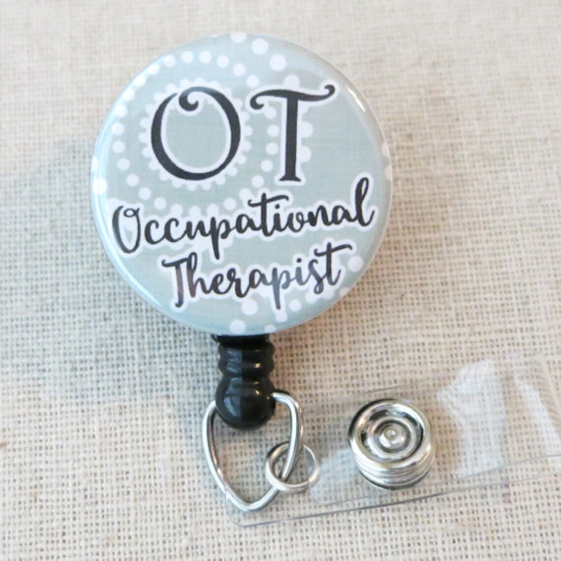 OT Gift OT Retractable Name Badge Occupational Therapist - Etsy UK