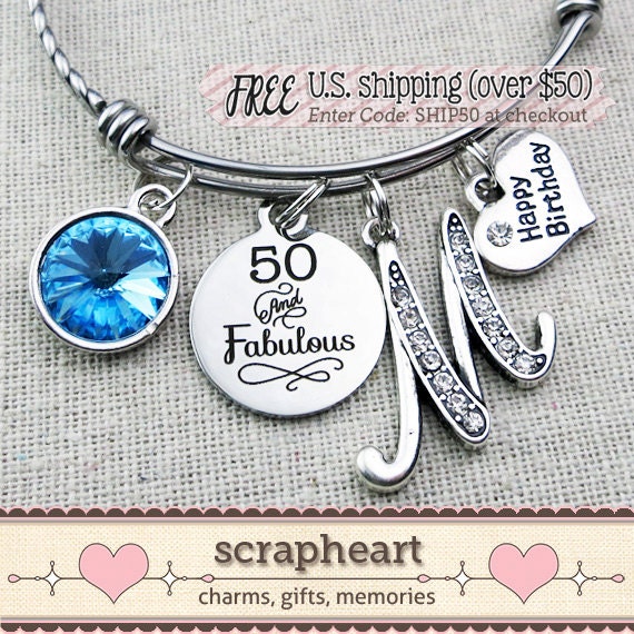 50th BIRTHDAY Gift 50 and Fabulous Gift 50th Birthday Party | Etsy