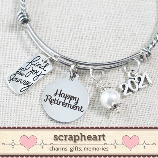 Retirement Bracelet - Etsy