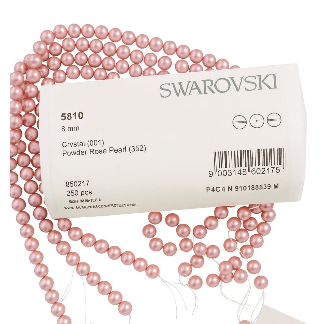 Destash - Genuine Swarovski 8 Mm Crystal Pearls #5810 - Powder Rose ...