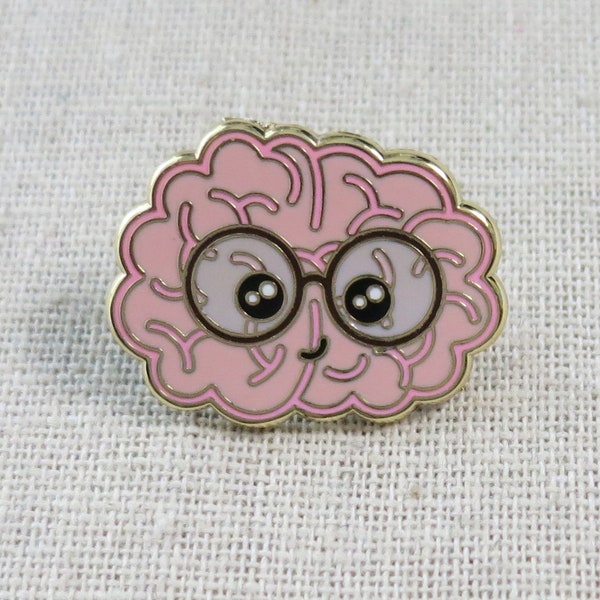 Brain Pin - Etsy