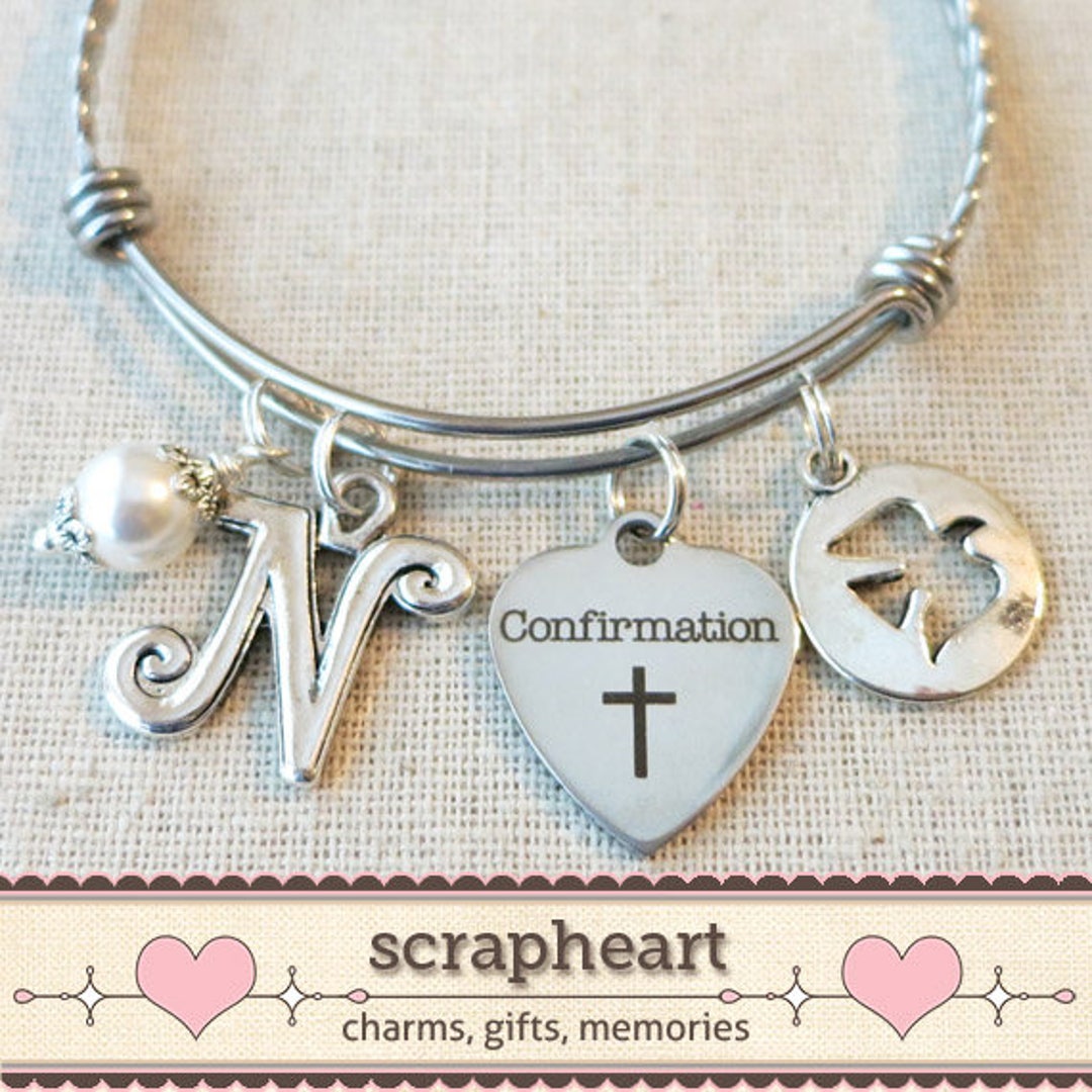 CONFIRMATION Gift, Girls Confirmation Bracelet, Religious Cross Jewelry ...
