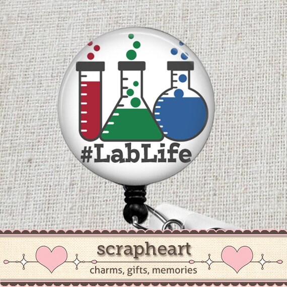 Medical Laboratory Science Badge Reel LabLife Lab Technician | Etsy