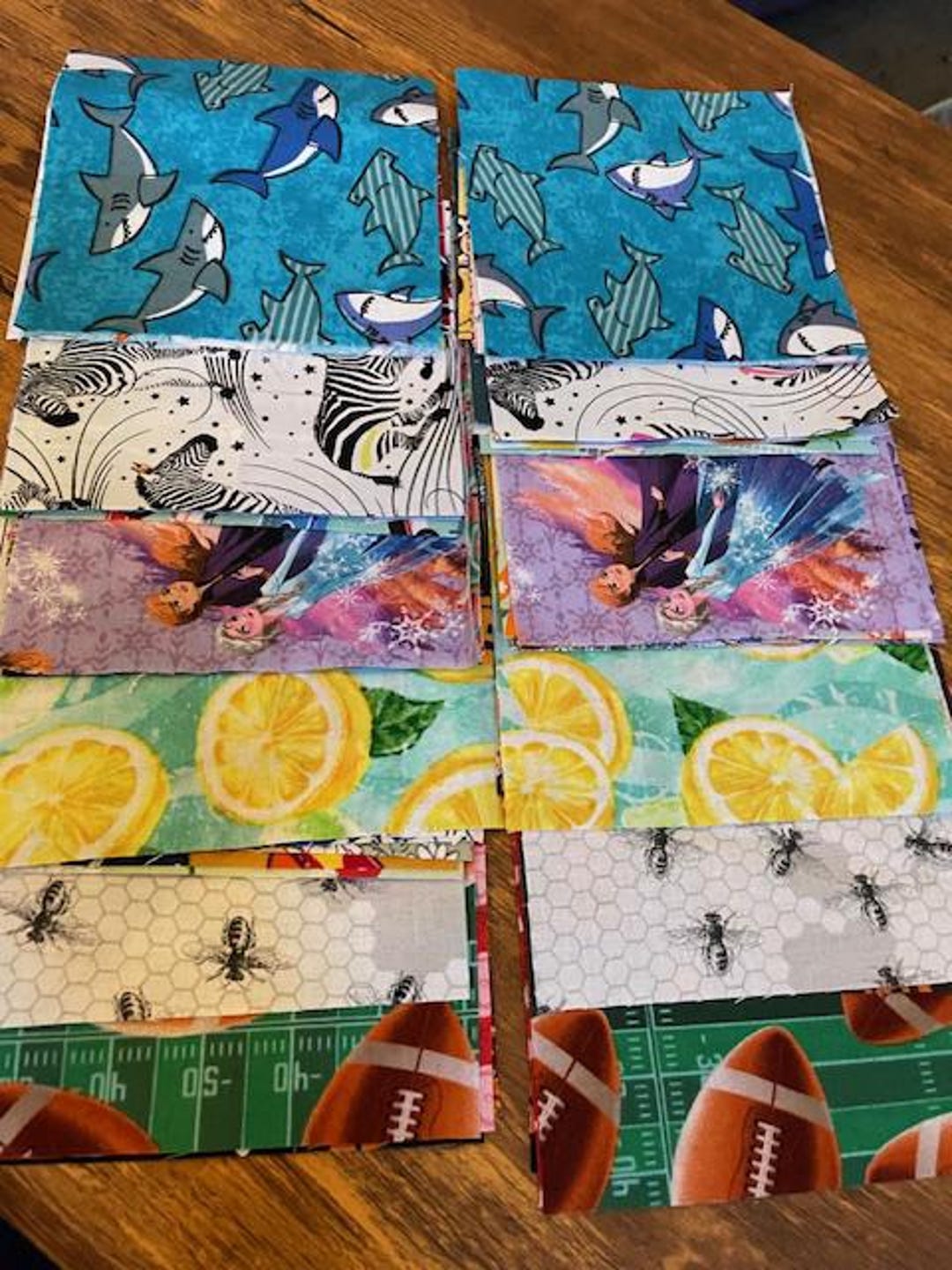 ABC I Spy Matching Precut 5" Fabric Squares - Etsy