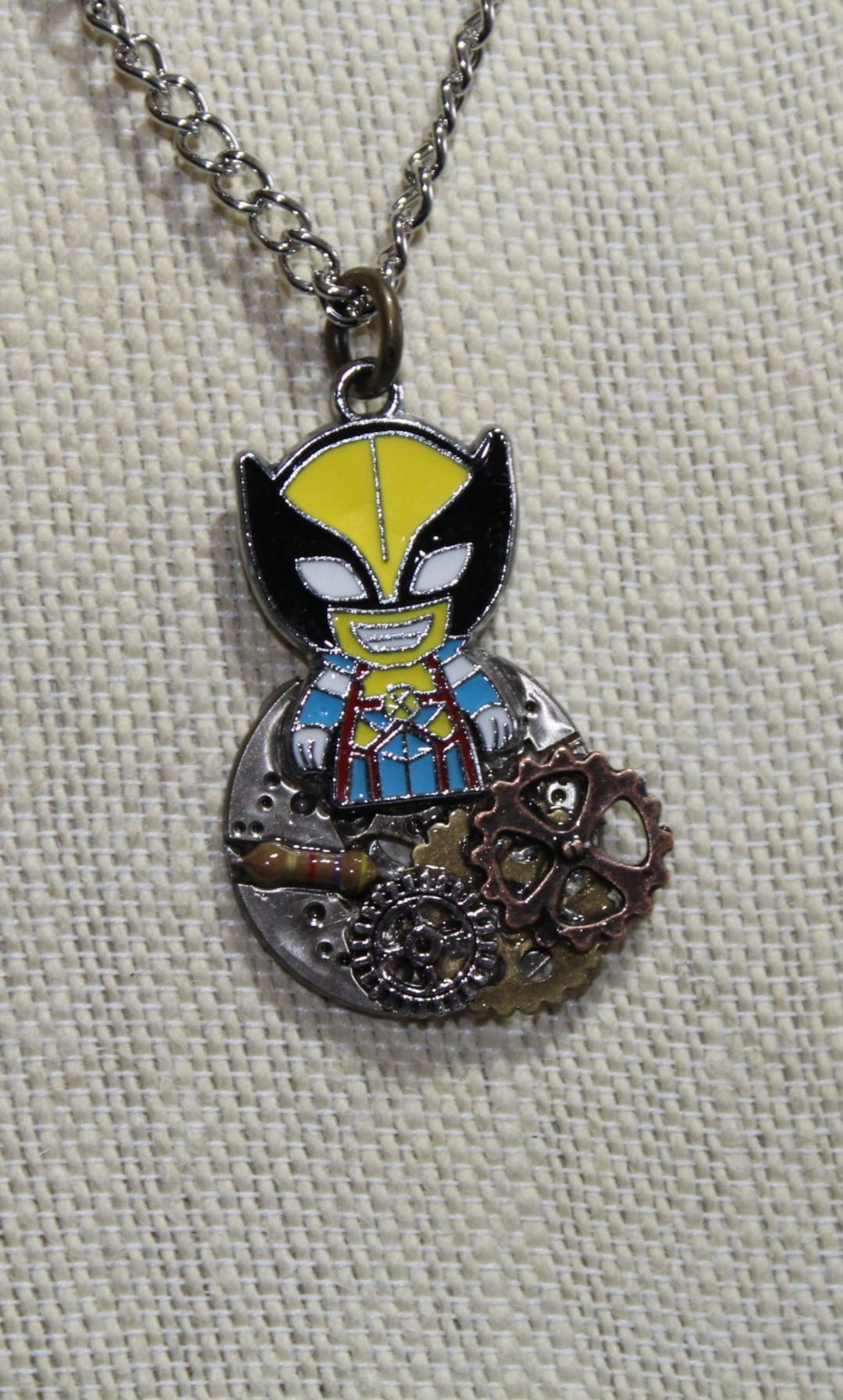 Colgante Wolverine Steampunk - Etsy España