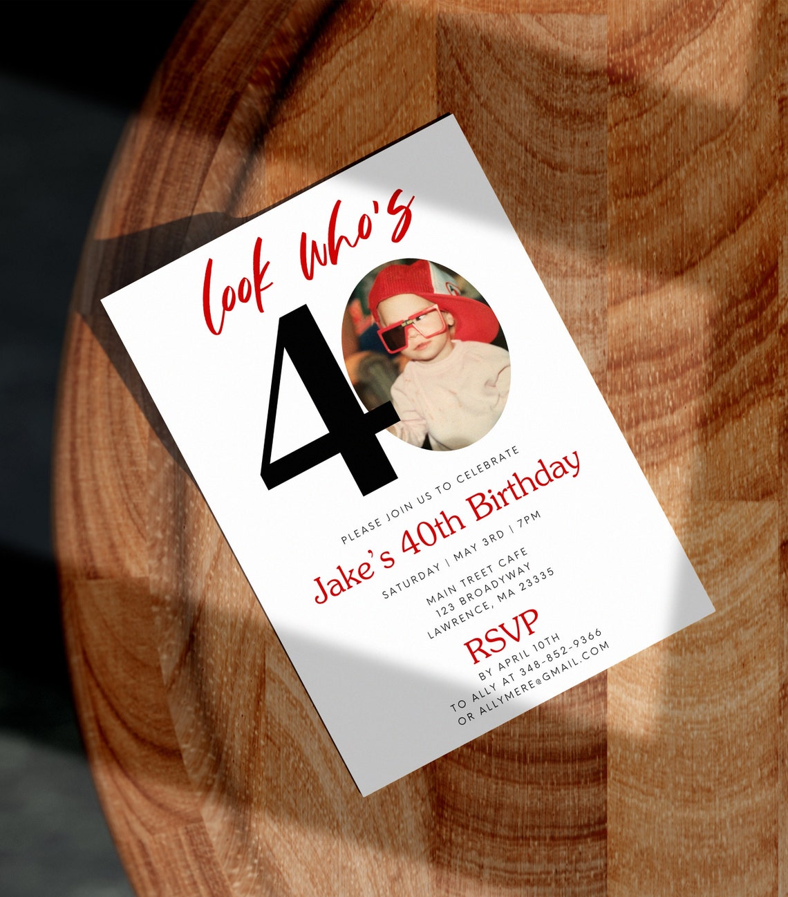 Editable 40th, 50th, 50th, 70th, 80th Milestone Birthday Invite ...