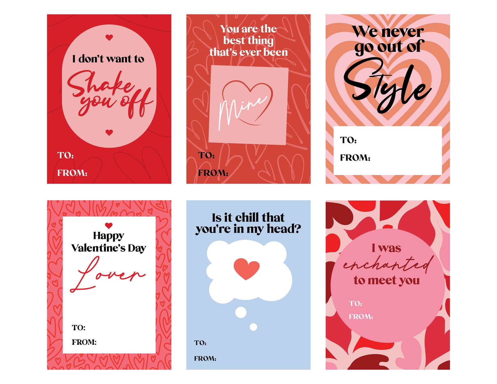 Taylor Swift Valentines Day Cards, Printable Valentine's Day Cards ...