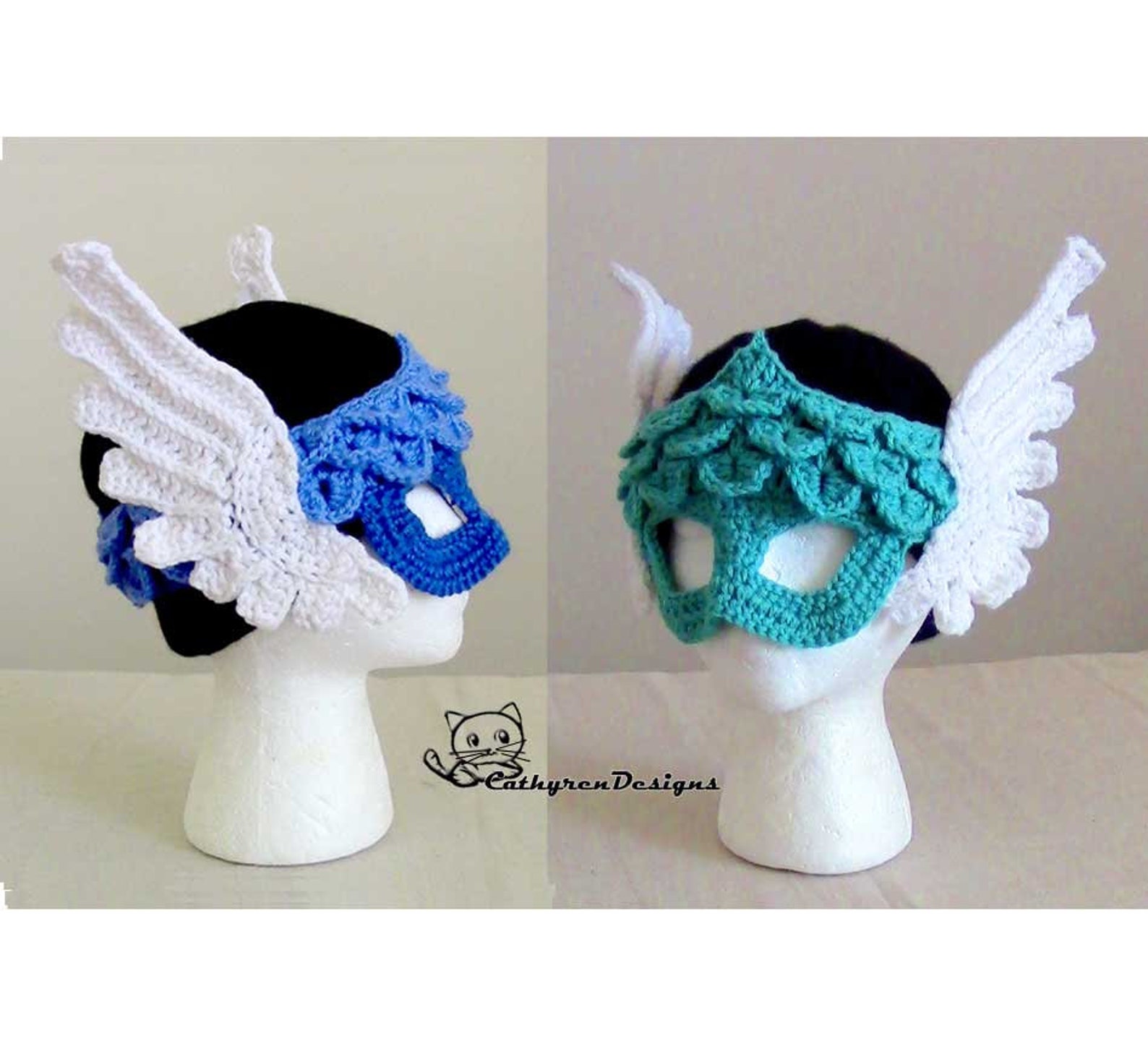 Valkyrie Headdress Masquerade Mask Halloween Eye Mask FREE | Etsy